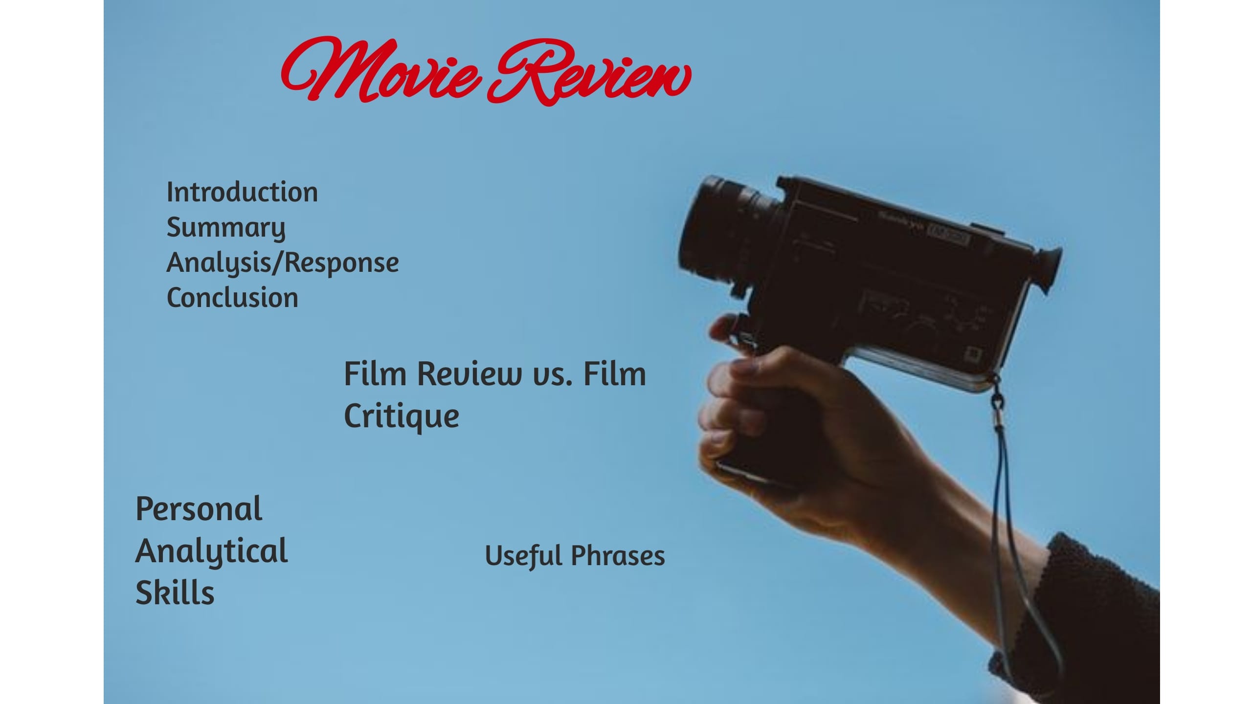 How To Write A Movie Review Outline And Format With Examples